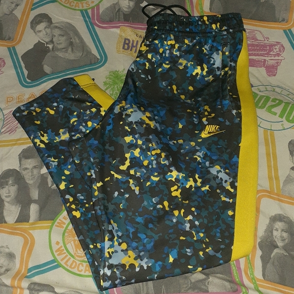 Nike | Pants | Nike Paint Splash Camo Track Pants | Poshmark